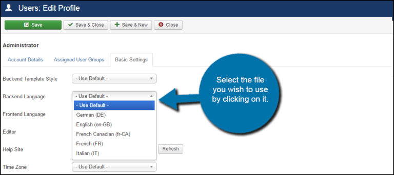 How to Change Joomla Admin Panel Language - WIREDGORILLA