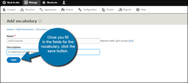 How To Create a Vocabulary in Drupal - WIREDGORILLA