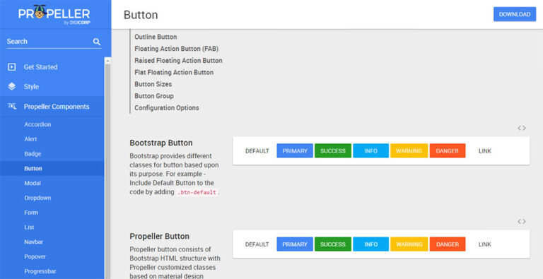 Propeller Framework Joins Bootstrap & Google Material Design - WIREDGORILLA