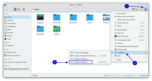 17 Dolphin File Manager Tweaks for KDE Users - WIREDGORILLA