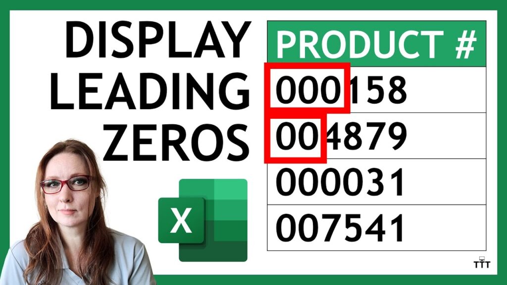 How to Display Leading Zeros in Excel - WIREDGORILLA