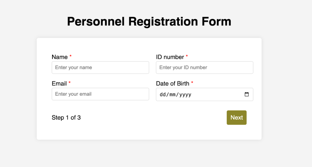 How to Create Multi-Step Forms With Vanilla JavaScript and CSS - WIREDGORILLA
