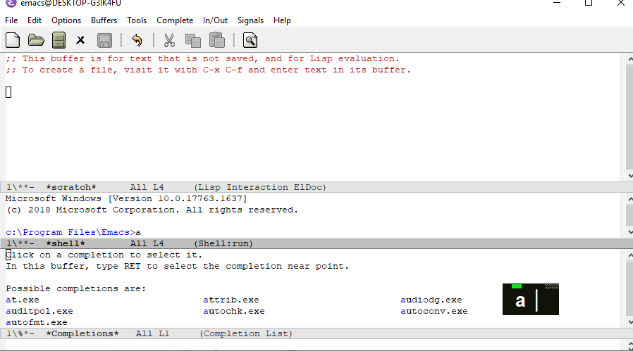 Using Emacs as Terminal Multiplexer on Windows - WIREDGORILLA