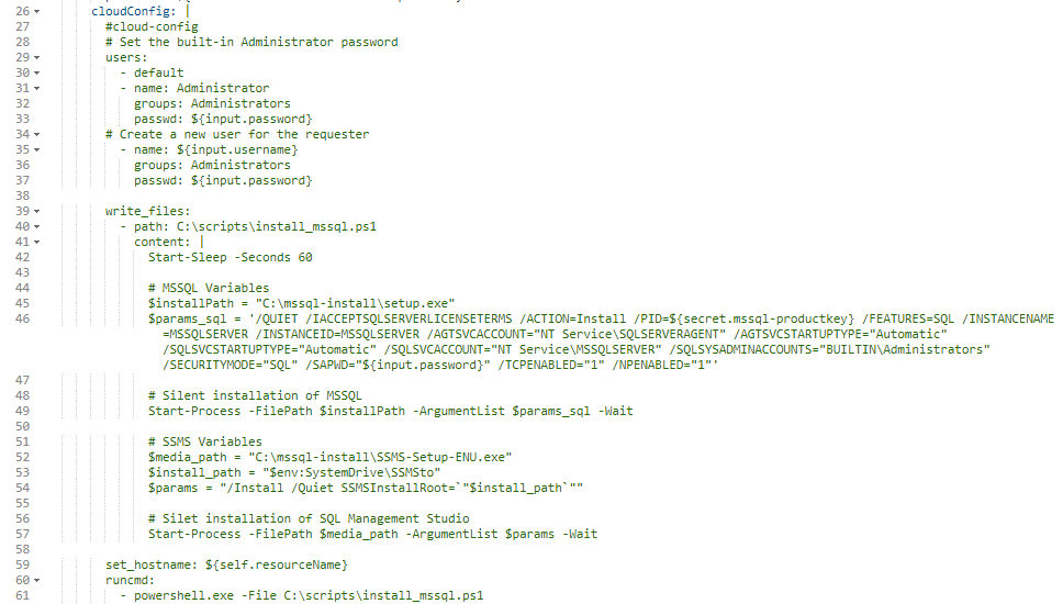 Provisioning Microsoft SQL Server 2022 with VMware Aria Automation - WIREDGORILLA