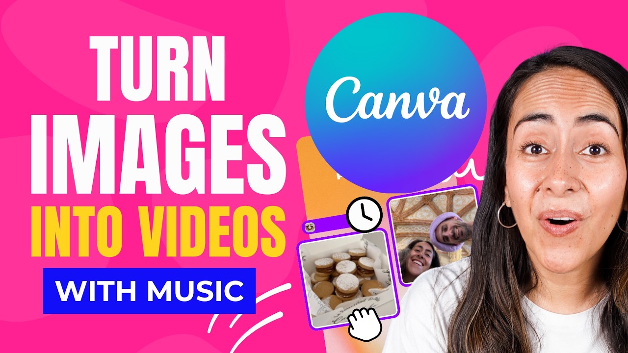 How to Make VIDEO with Pictures and Music | Easy Canva Tutorial - WIREDGORILLA