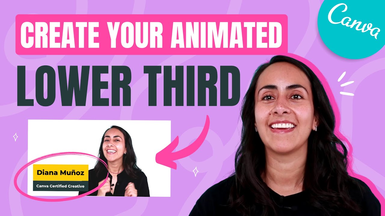 How to Make an Animated LOWER THIRD - Easy & Quick Canva Tutorial - WIREDGORILLA