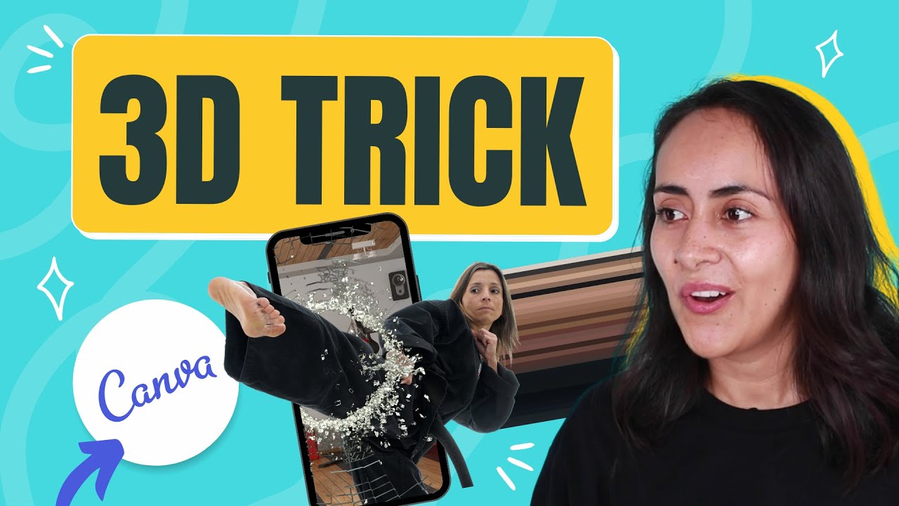 How to CREATE a 3D EFFECT in Canva - Fun & Creative Tricks in Canva ...