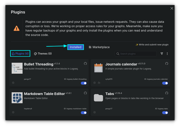 Customize Logseq With Themes and Plugins - WIREDGORILLA