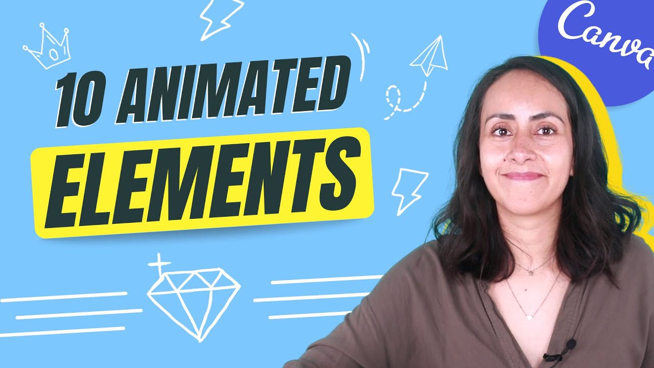 10 Cool ANIMATED Elements in Canva - How to find them and Create FREE and FUN ANIMATIONS ...