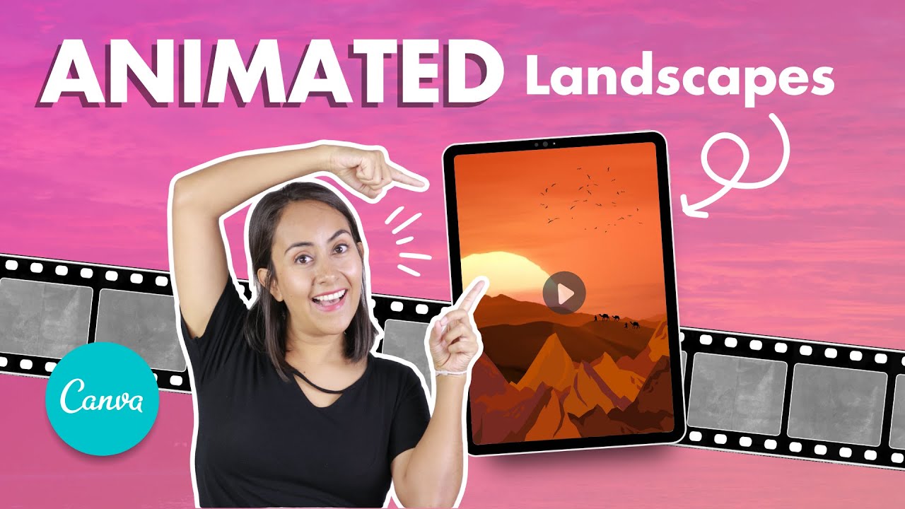 How to create ANIMATED DIGITAL PAINTINGS in Canva - WIREDGORILLA