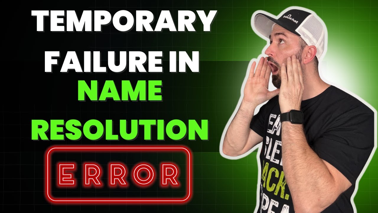 How To Resolve The "Temporary Failure In Name Resolution" Linux Error FIX - WIREDGORILLA