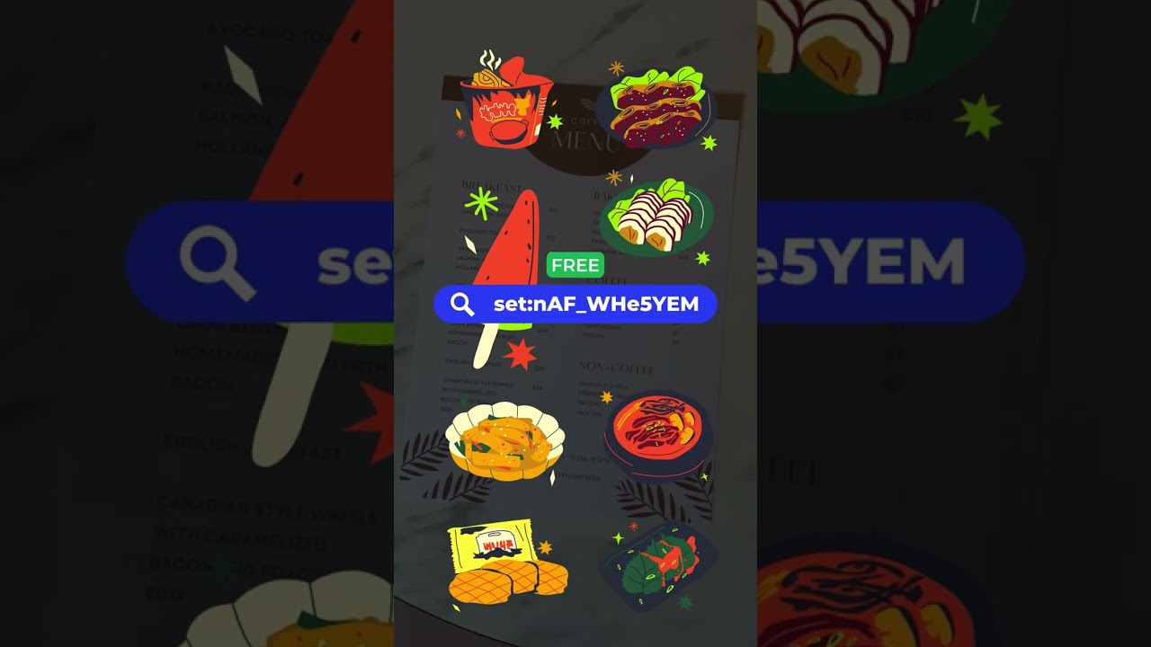 Yummy! FREE Animated Food items in Canva! 🍉🍧🍜 - WIREDGORILLA