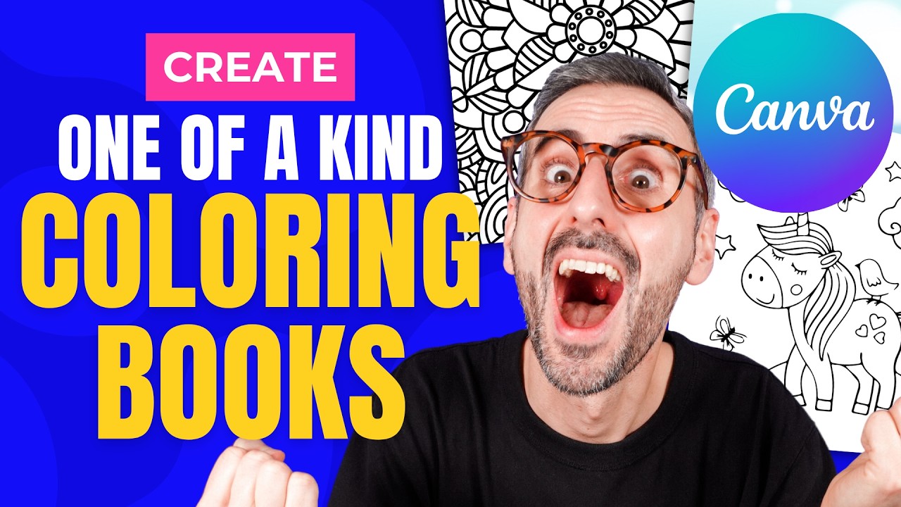 Make a Unique Coloring Book in Canva – The Perfect Personalized Gift ...