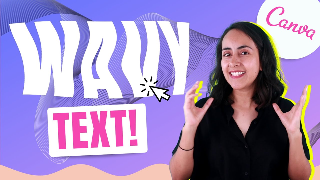 How to create WAVY TEXT or DISTORTED TEXT in Canva | Canva Tricks ...