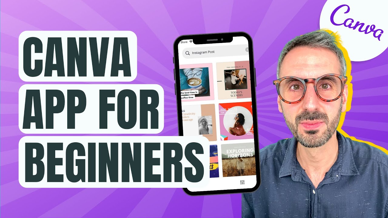 Canva Mobile APP TUTORIAL for NEWBIES: how to use Canva App on mobile to create STUNNING ...