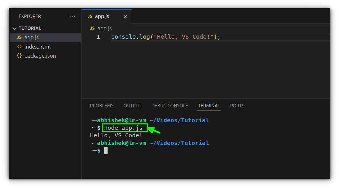 How I Run JavaScript in VS Code - WIREDGORILLA