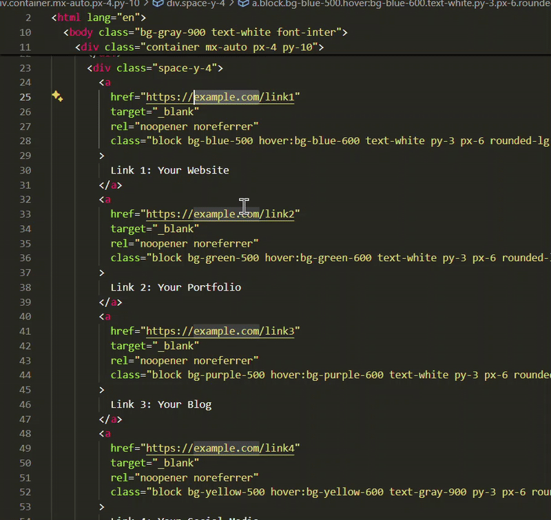 Use Multi-Cursor in VS Code to Edit Multiple Lines Simultaneously - WIREDGORILLA
