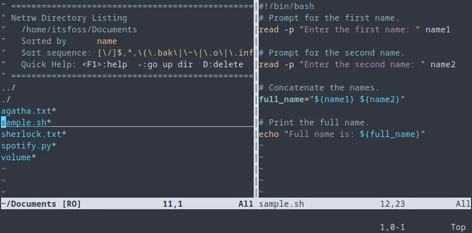 Using Split Windows With Vim - WIREDGORILLA
